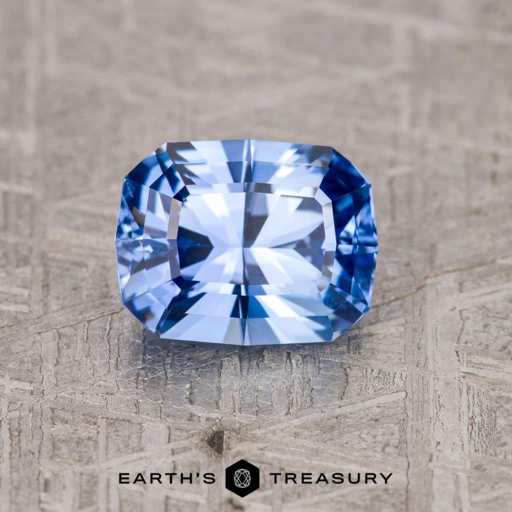 4.17-Carat Light Cornflower Blue Ceylon Sapphire - Earth's Treasury