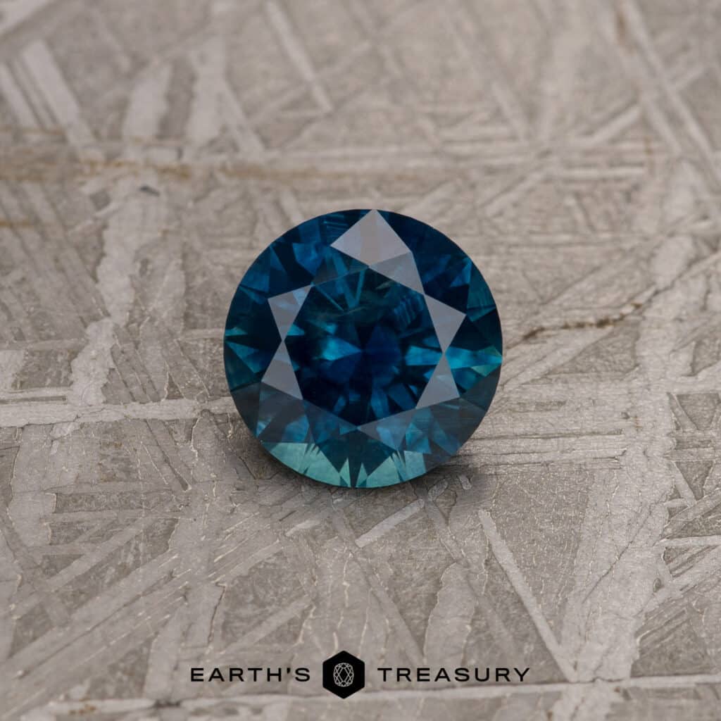 1.90-Carat Deep Peacock Blue Montana Sapphire (Heated) - Earth's Treasury