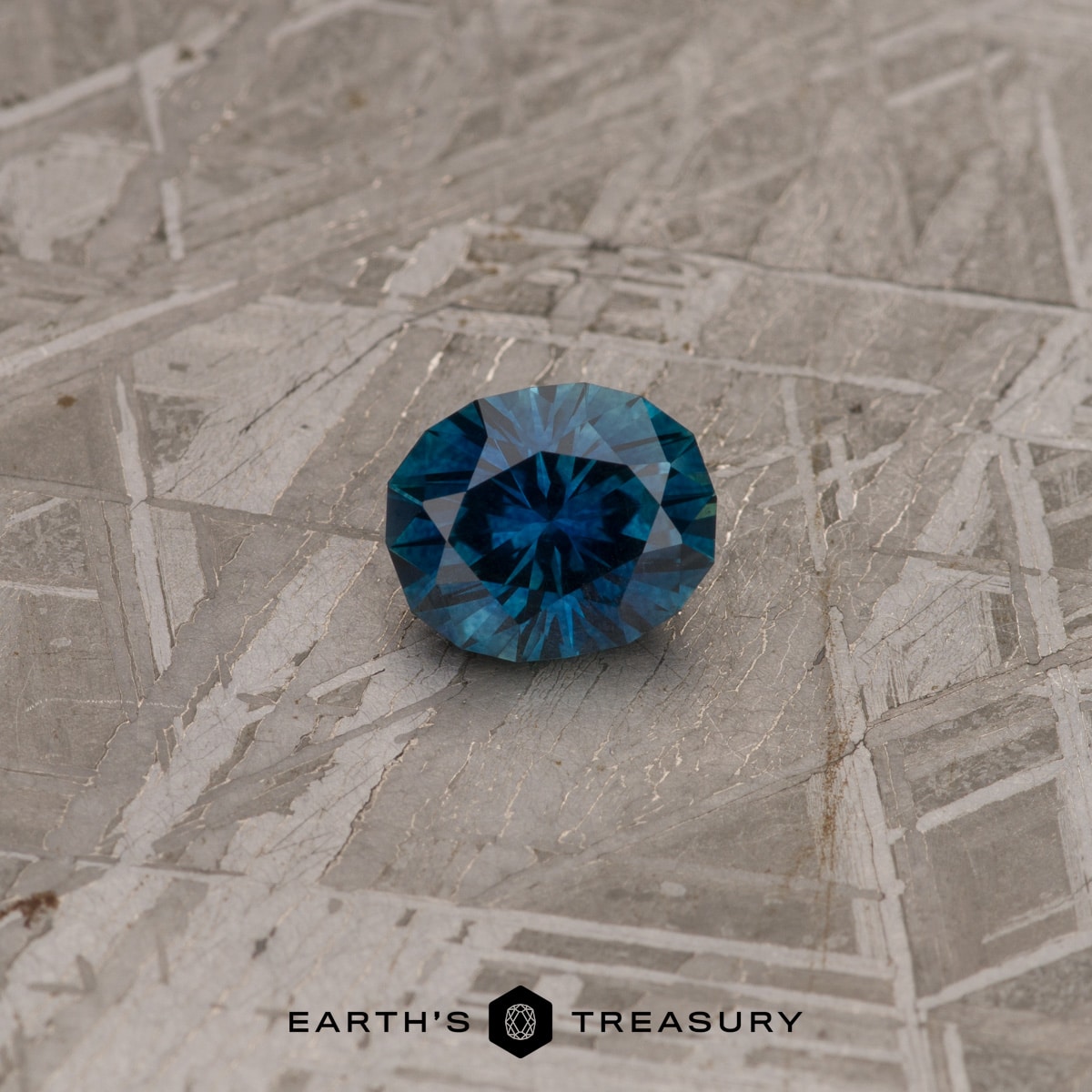 1.52-Carat Deep Peacock Blue Montana Sapphire (Heated) - Earth's Treasury