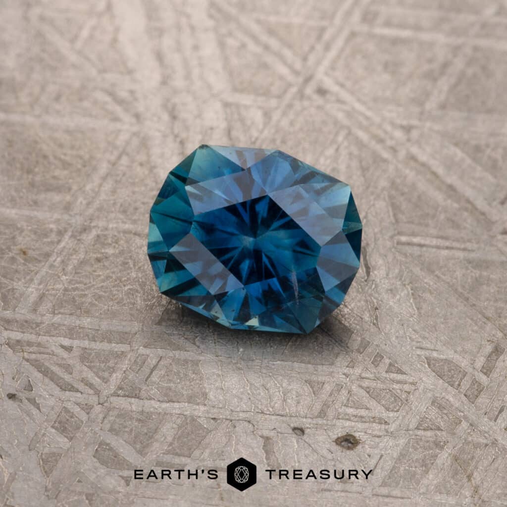 1.70-Carat Deep Peacock Blue Montana Sapphire - Earth's Treasury