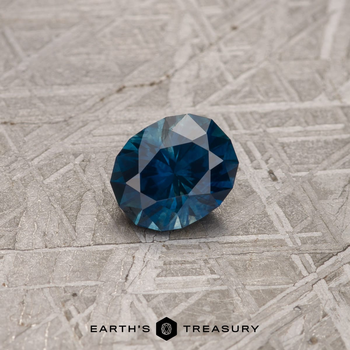 1.60-Carat Deep Peacock Blue Montana Sapphire (Heated) - Earth's Treasury