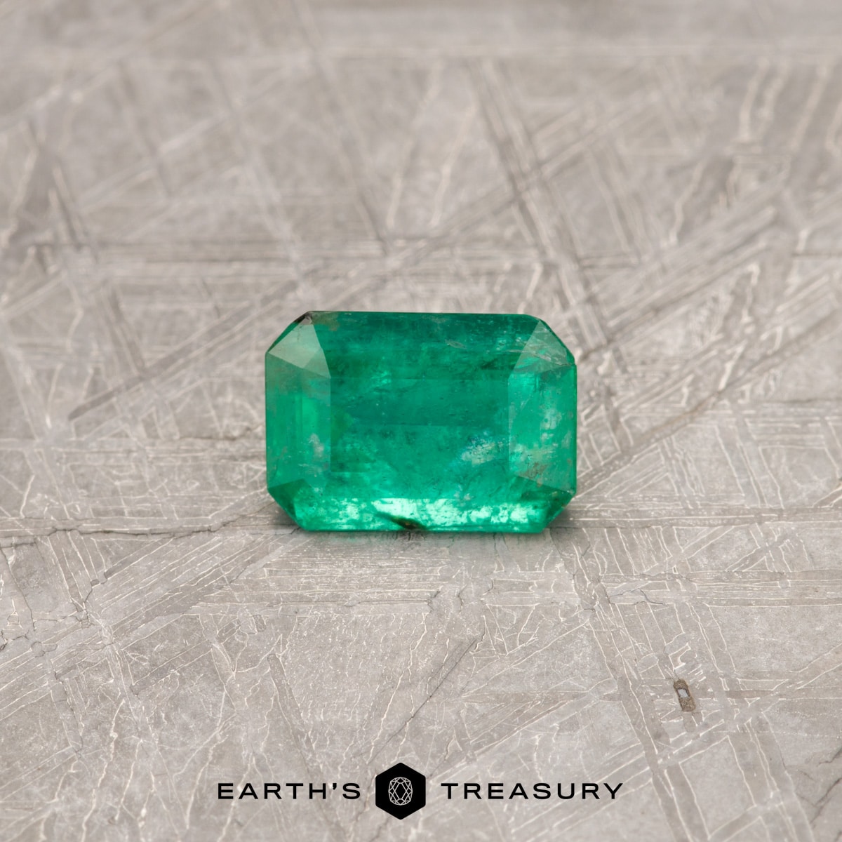 0.93-Carat Rich Green Colombian Emerald (Oiled) - Earth's Treasury