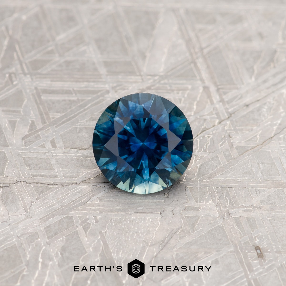 1.29-Carat Deep Peacock Blue Montana Sapphire (Heated) - Earth's Treasury