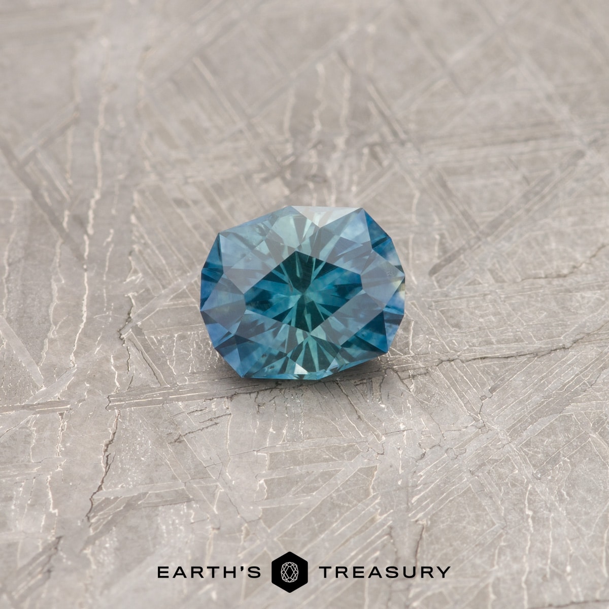 0.91-Carat Blue-Green Bicolored Montana Sapphire (Heated) - Earth's ...