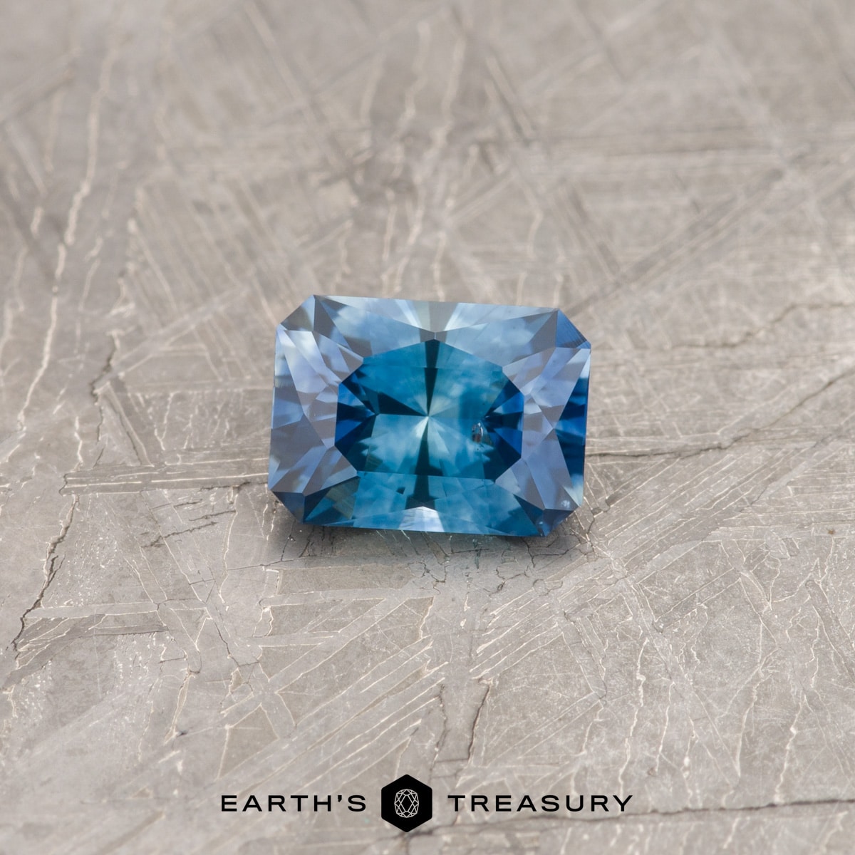 1.18-Carat Blue-Teal Particolored Montana Sapphire (Heated) - Earth's ...