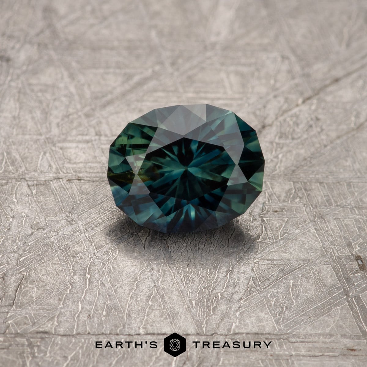 1.93-Carat Midnight Blue-Green Australian Sapphire - Earth's Treasury