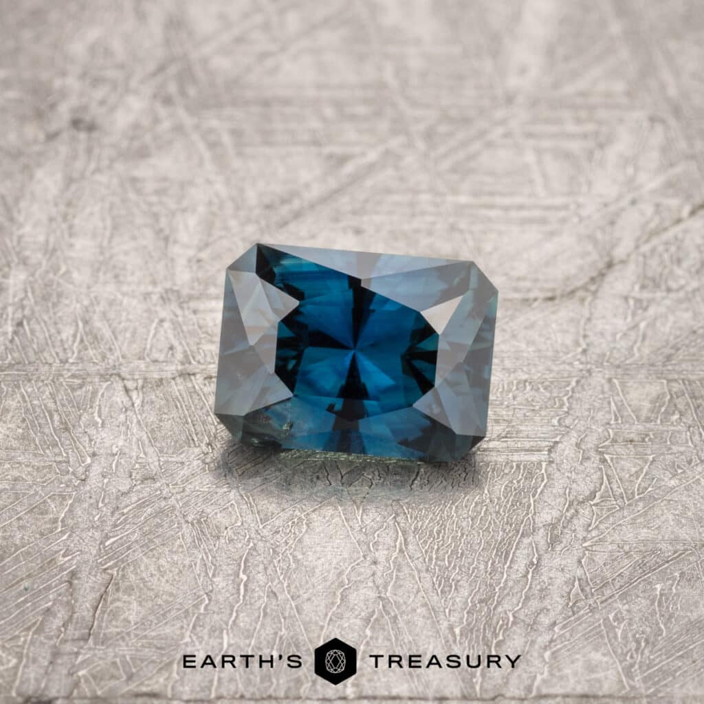 1.29-Carat Deep Peacock Blue Australian Sapphire (Heated) - Earth's ...