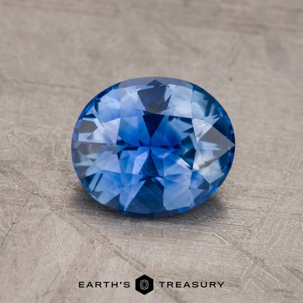 1.66-Carat Medium Blue Ceylon Sapphire (Heated) - Earth's Treasury