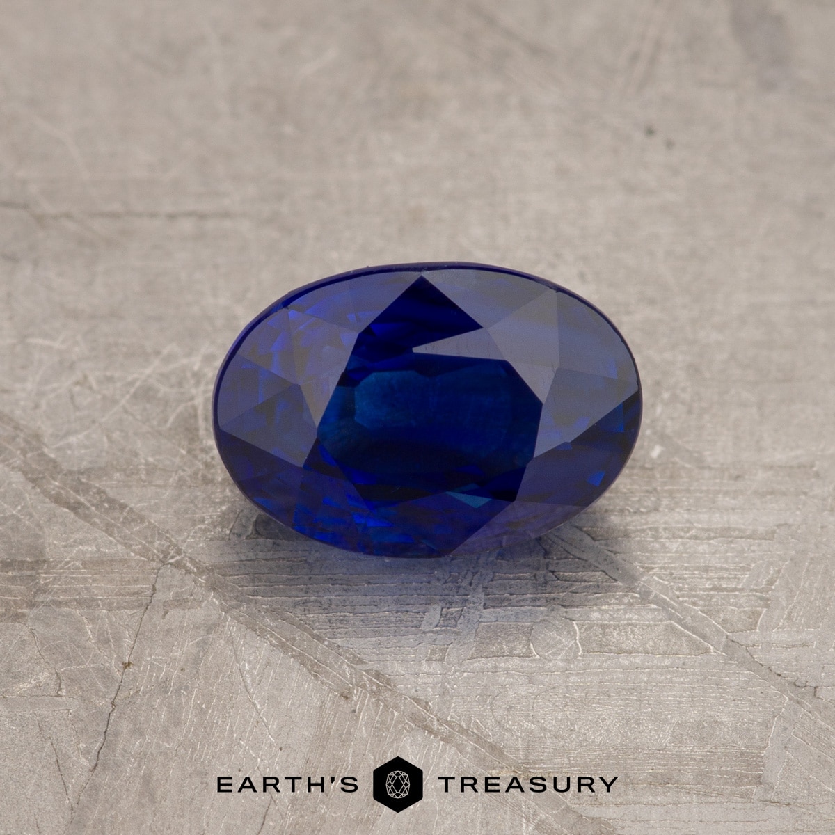 1.56-Carat Deep Royal Blue Ceylon Sapphire (Heated) - Earth's Treasury
