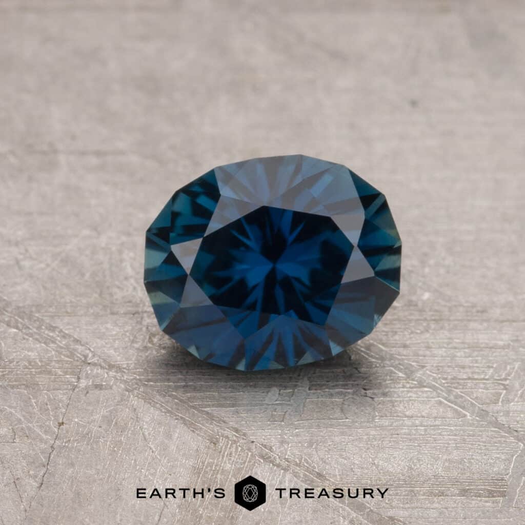 1.03-Carat Deep Peacock Blue Australian Sapphire (Heated) - Earth's ...
