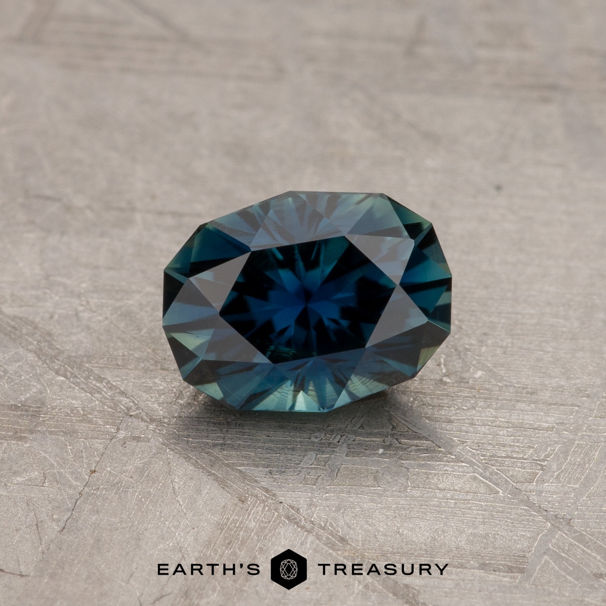 1.39-Carat Deep Peacock Blue Australian Sapphire (Heated) - Earth's ...