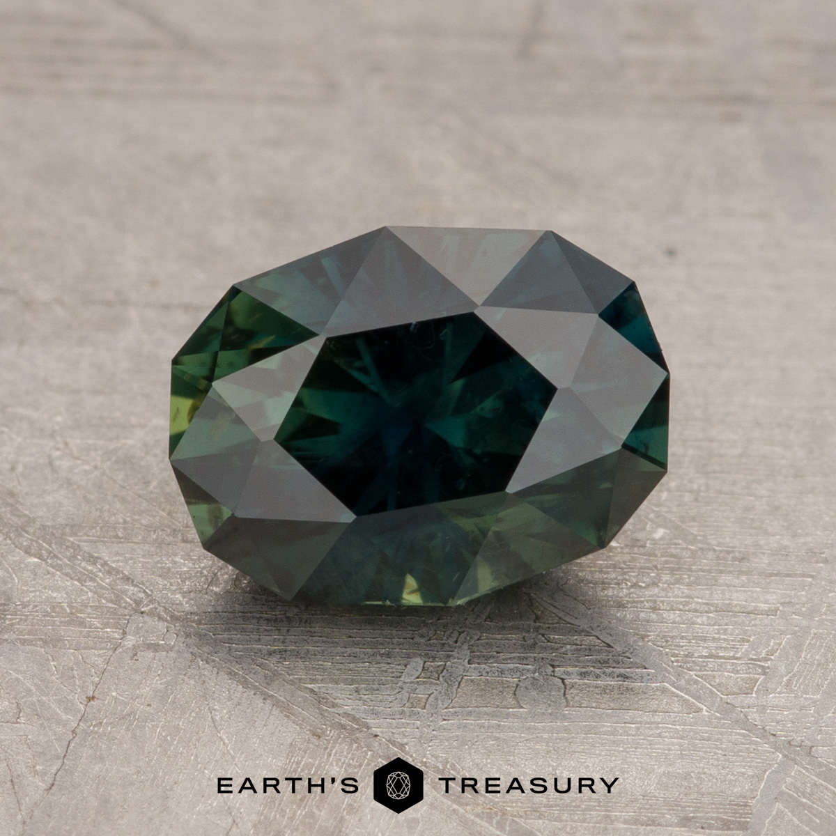 2.11-Carat Midnight Blue-Green Australian Sapphire (Heated) - Earth's ...
