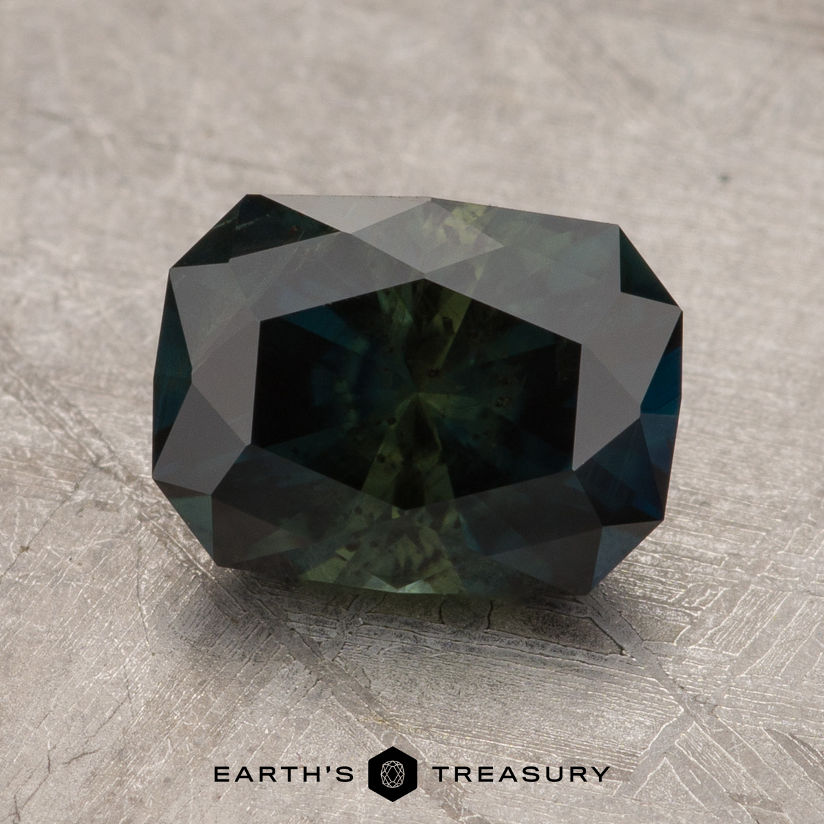2.55-Carat Midnight Blue-Green Australian Sapphire (Heated) - Earth's ...