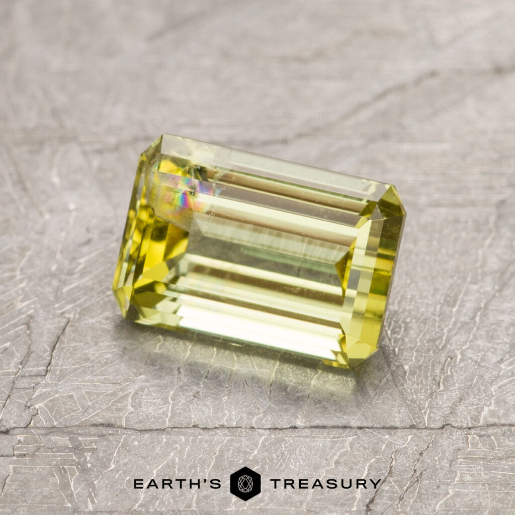1.16-Carat Greenish Yellow California Tourmaline - Earth's Treasury
