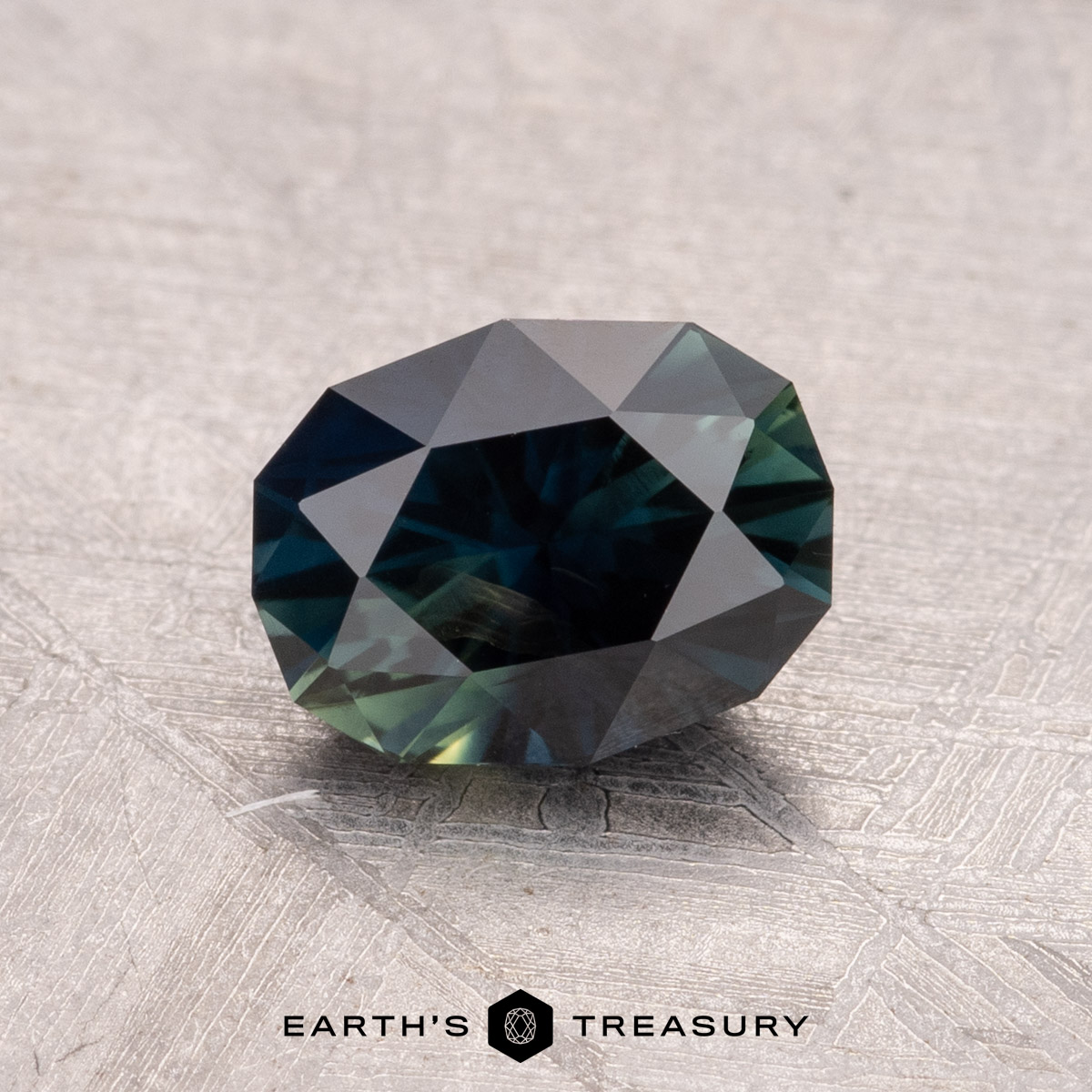 1.42-Carat Midnight Blue-Green Australian Sapphire (Heated) - Earth's ...