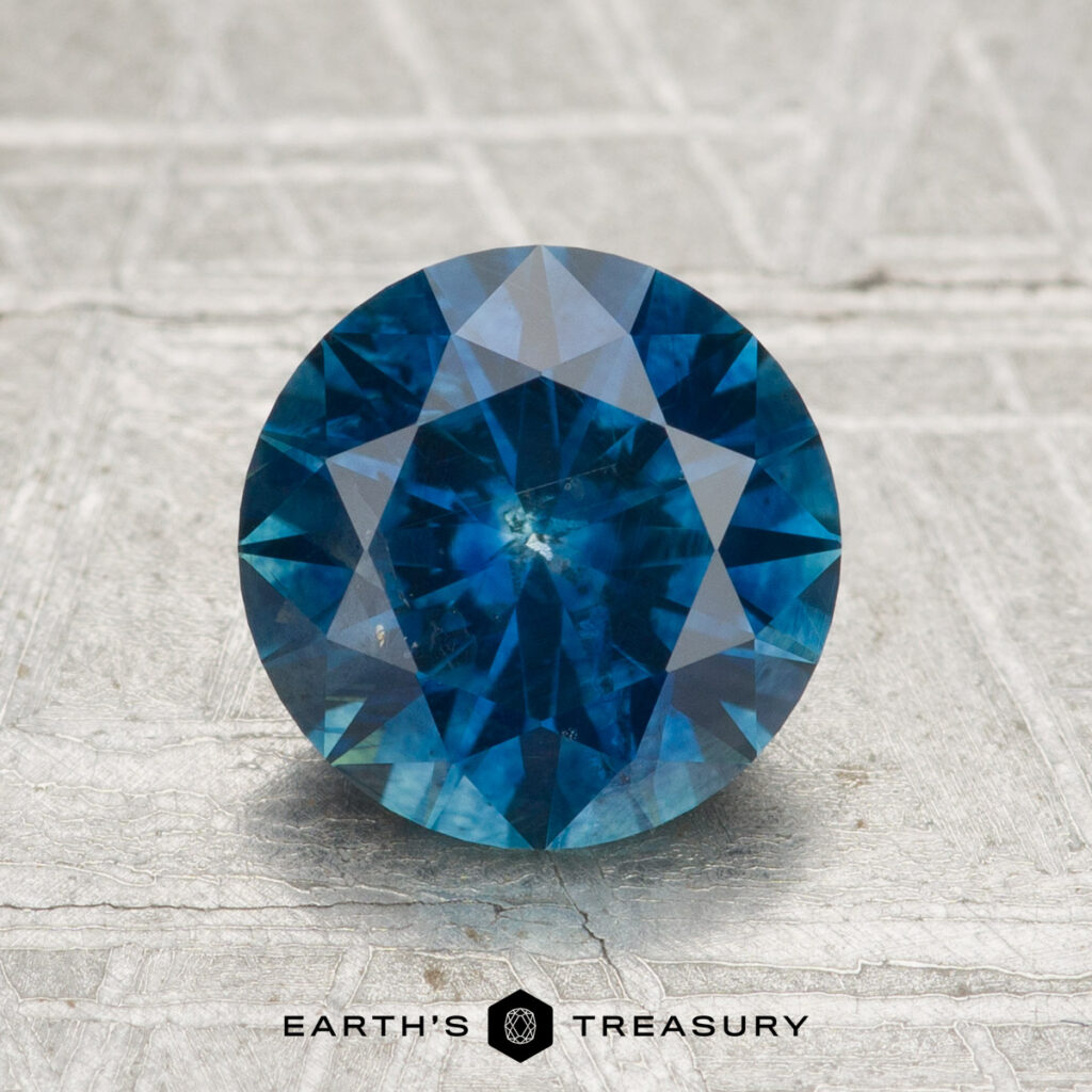 2.07-Carat Deep Peacock Blue Montana Sapphire (Heated) - Earth's Treasury